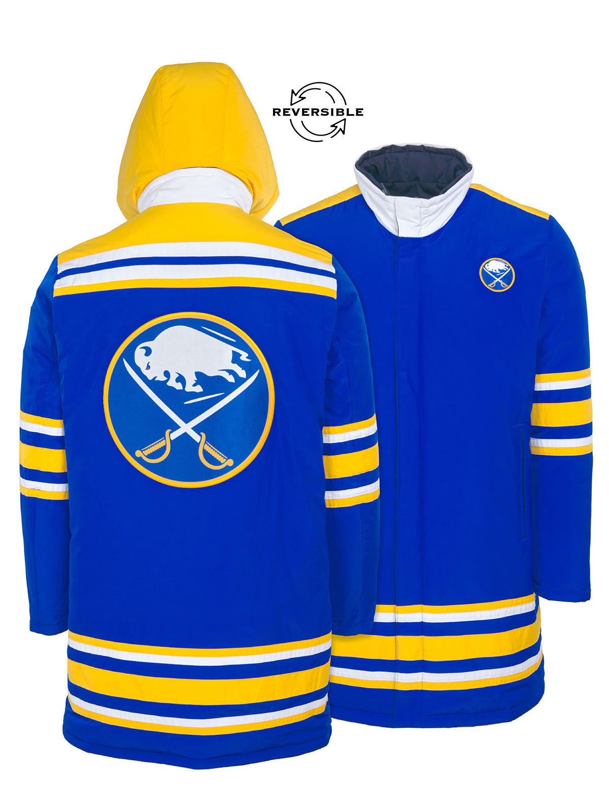 Buffalo Sabres Reversible Parka Jacket | Official NHL Merchandise | FE ...