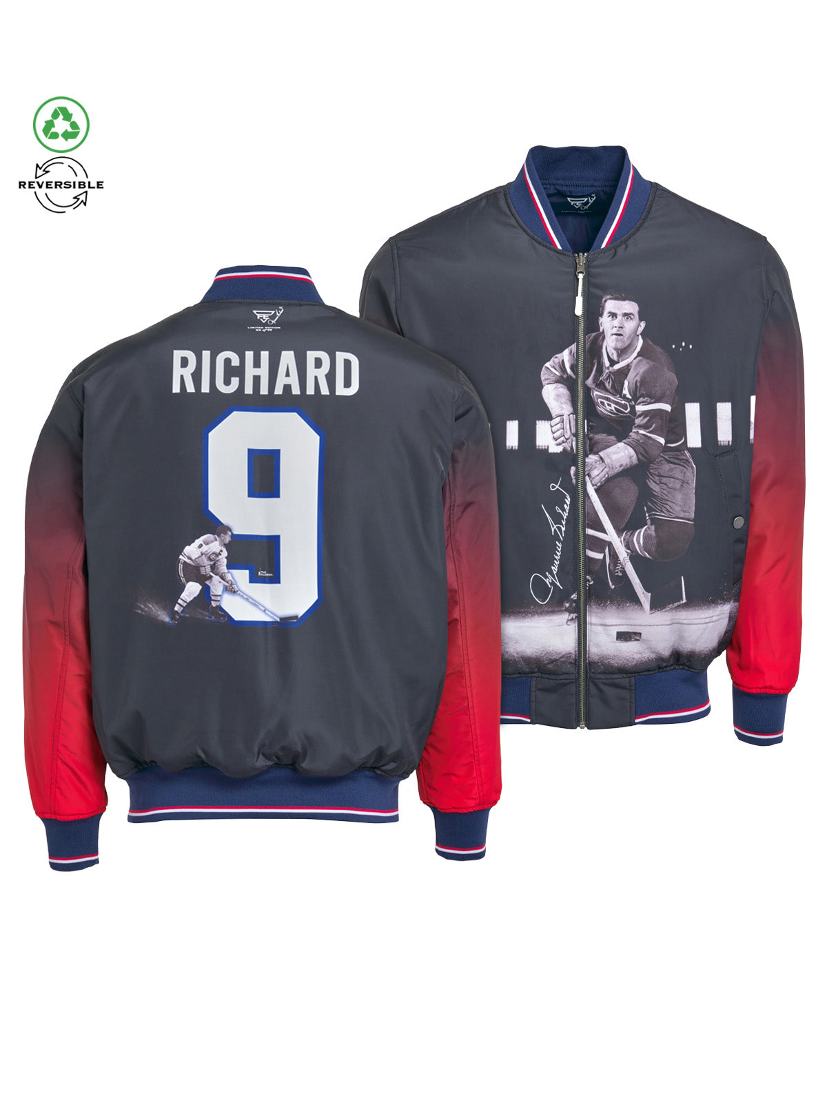 Maurice Richard Reversible Bomber Jacket | Official NHL Merchandise ...