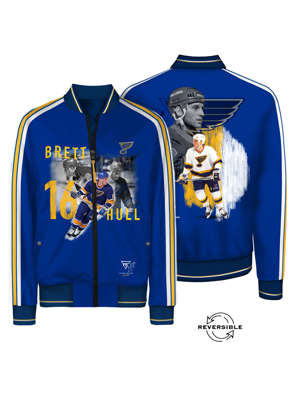 Brett Hull Reversible Bomber Jacket – FE Apparel